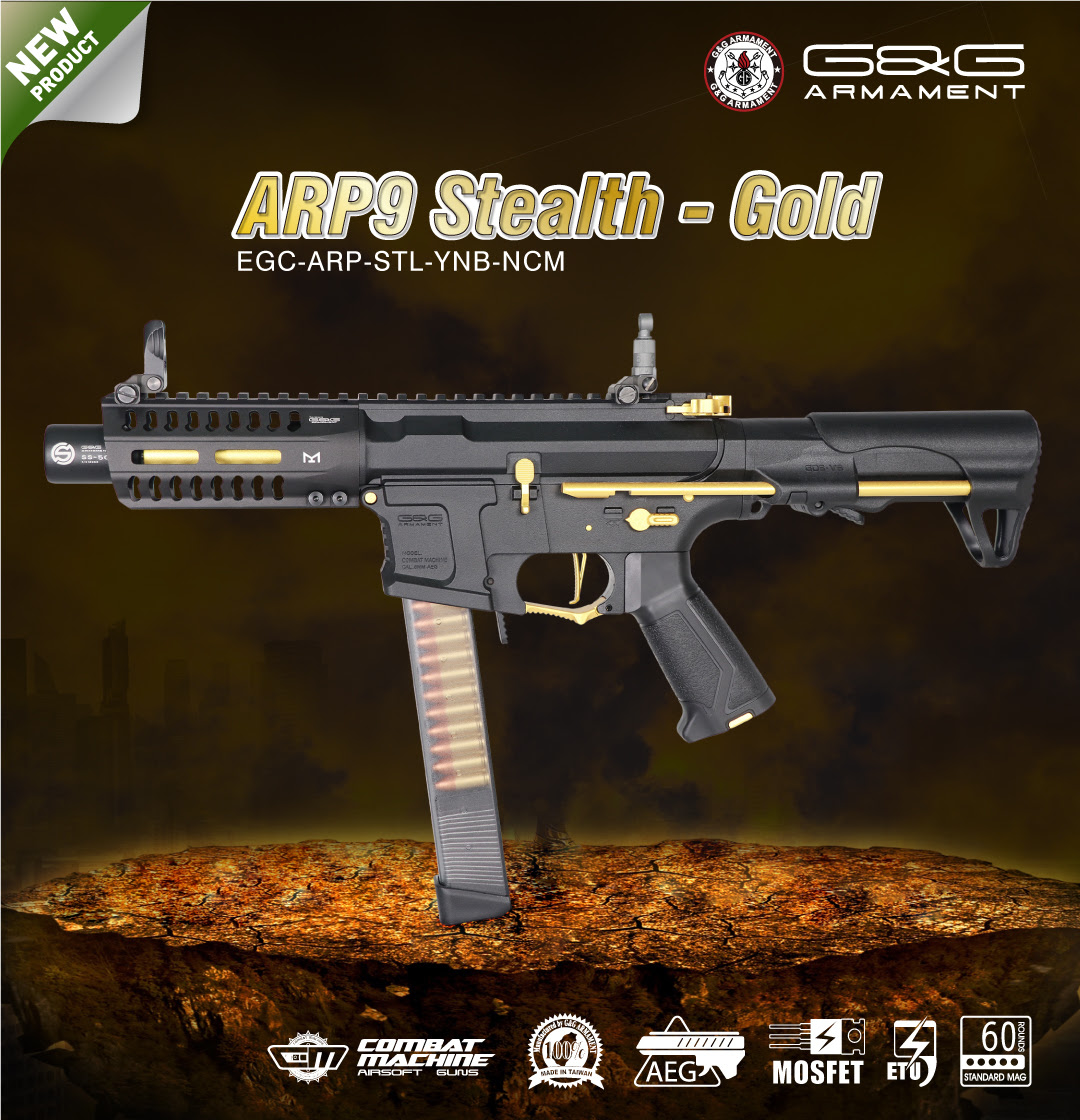 G&G Armament Bring Back the ARP 9 Gold, With a Twist! - Airsoft Action ...
